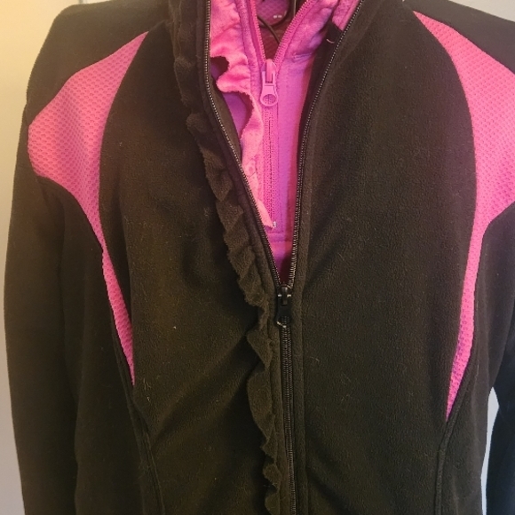 bcg | Other | Bcg Black And Pink Color Block Jacket | Poshmark